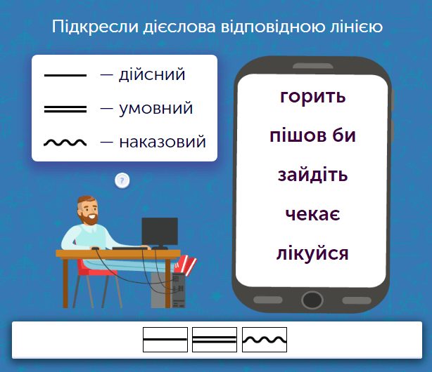 Українська мова для 7 класу завдання та тести онлайн Learning Ua Розрізняємо способи дієслів